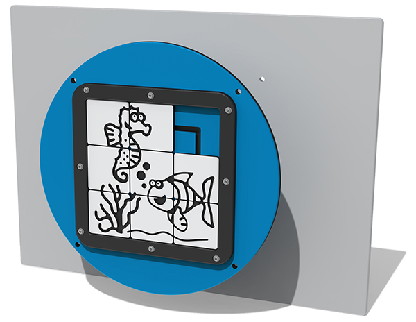 Tile Slide Fish Panel Insert - Playground Equipment