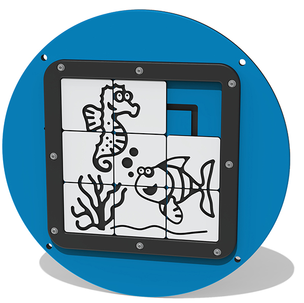 Tile Slide Fish Panel Insert - Playground Equipment