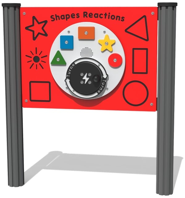 RotoGen Shapes Reactions Game Panel - Playground Equipment