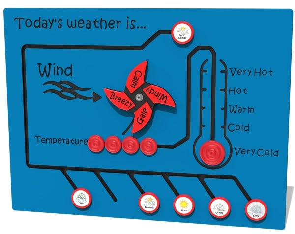 Today's Weather Slider Play Panel - Playground Equipment