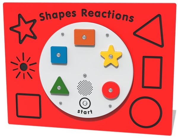 PlayTronic Shapes Reactions Game Panel - Playground Equipment