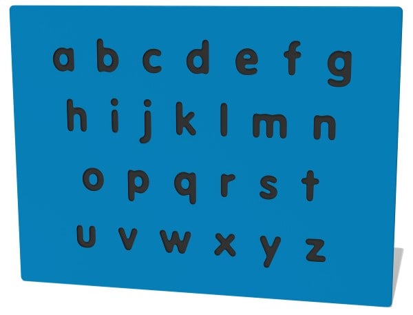 Alphabet Lower Case Play Panel - Playground Equipment