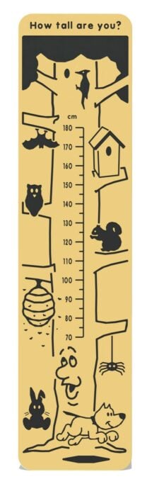 How Tall are You - Tree Play Panel - Playground Equipment