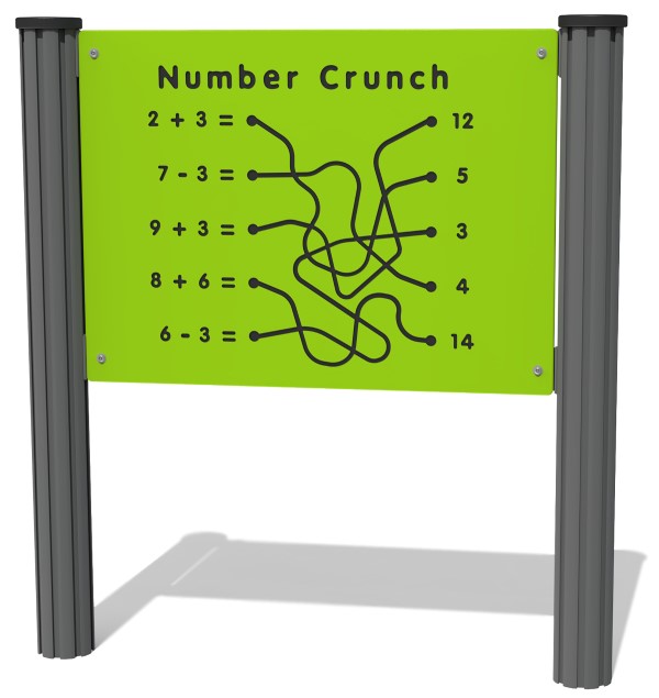 Number Crunch Play Panel - Playground Equipment