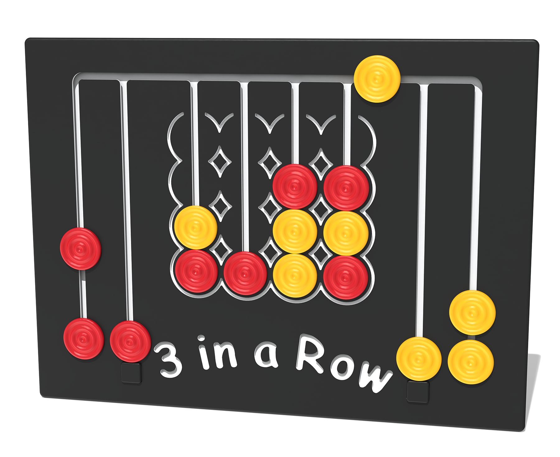3 in a Row Play Panel - Playground Equipment