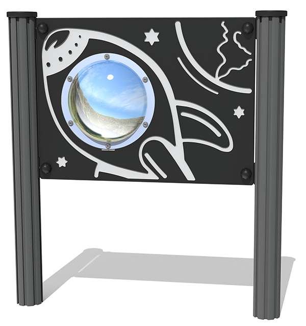Space Rocket Play Panel - Playground Equipment - Fahr Industries
