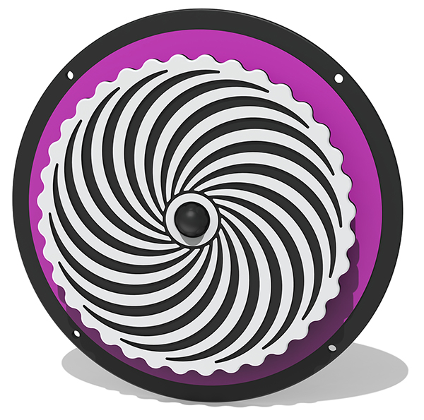 Spinning Spiral Optical Illusion Insert - Playground Equipment