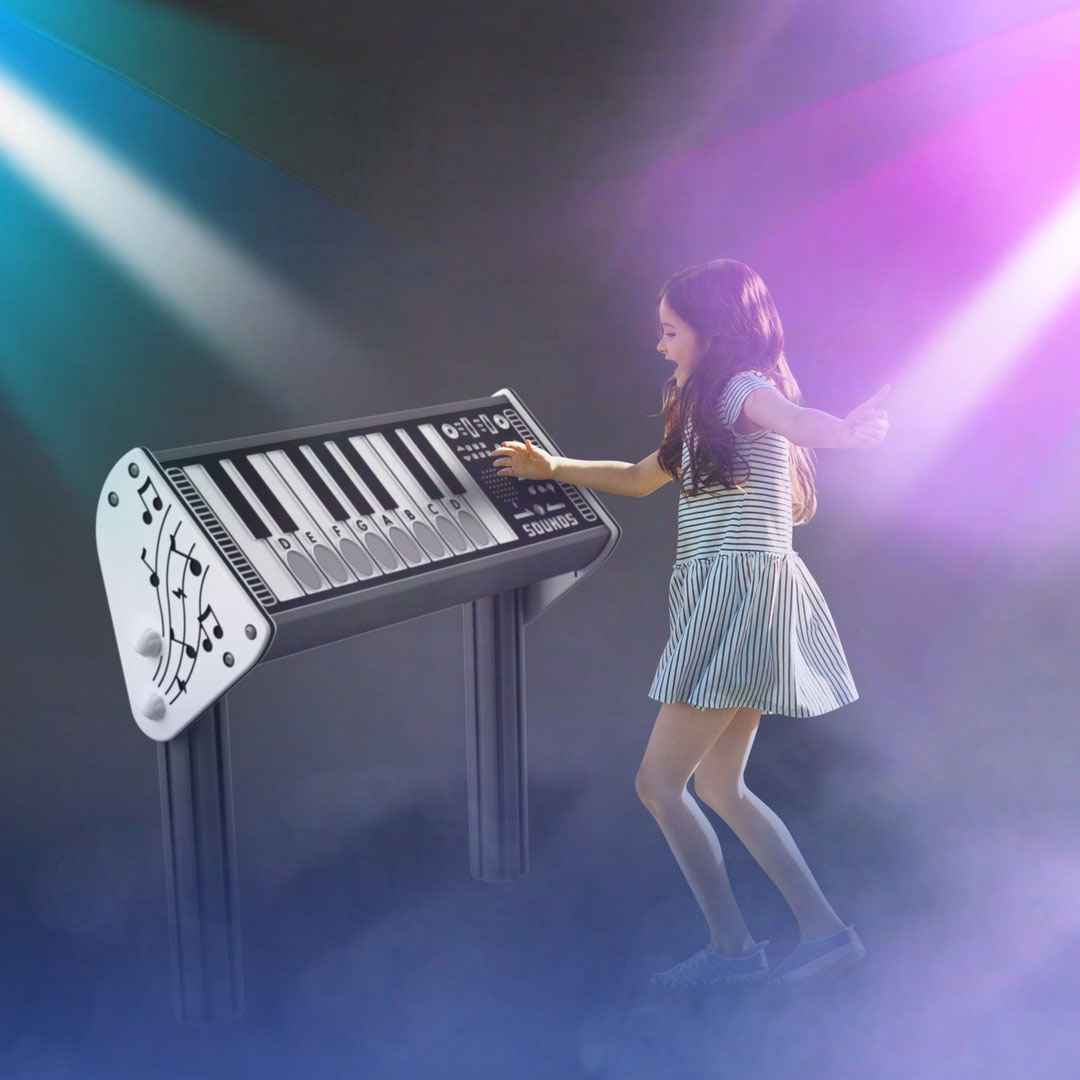 PlayTronic Keyboard with Alu Posts, Playground Equipment