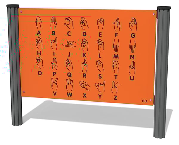 Sign Language (ISL) Play Panel - Playground Equipment