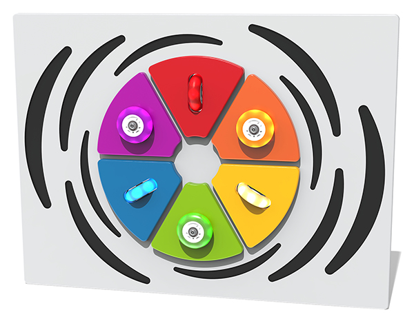 Sparkle Spinner Segments Play Panel - Playground Equipment