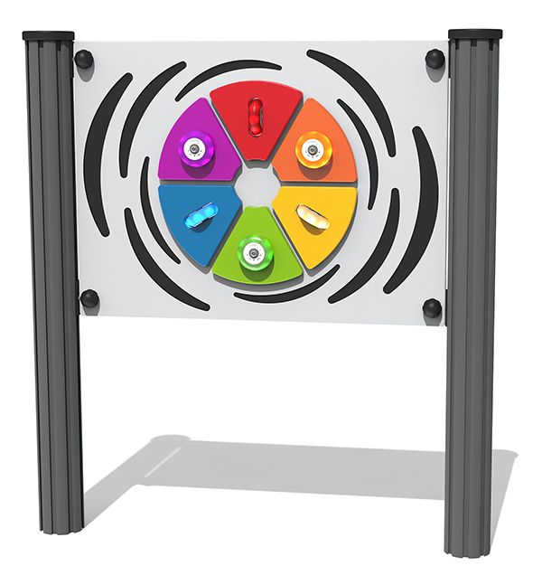 Sparkle Spinner Segments Play Panel - Playground Equipment